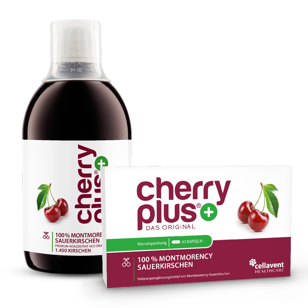 CHERRY PLUS - 100 % Montmorency-Sauerkirschen – Cellavent Healthcare
