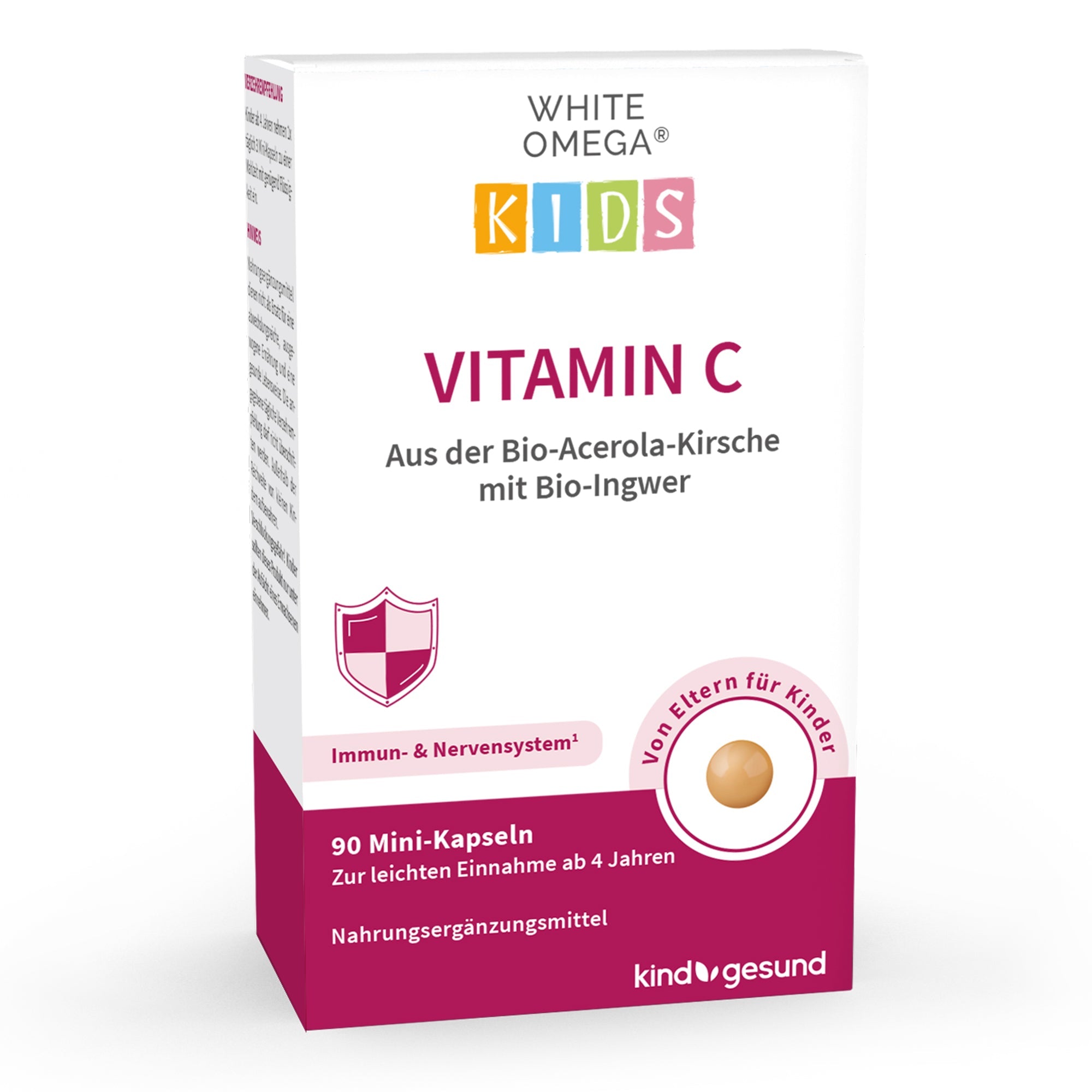 Vitamin C capsules for children - WHITE OMEGA Kids | kindgesund